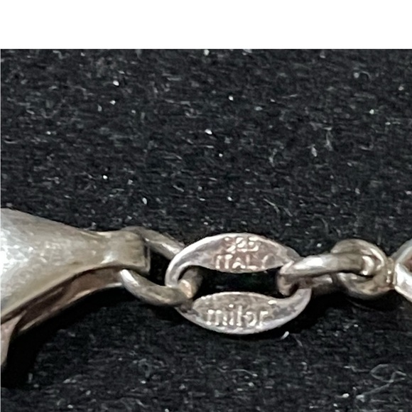 Milor | Jewelry | Milor Italy 925 Sterling Silver Link Filigree Anklet ...